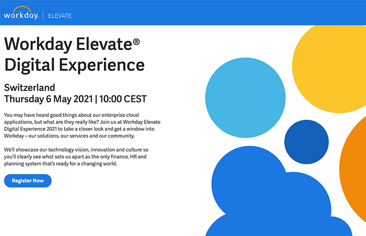 Workday Elevate® Digital Experience | hrtoday.ch